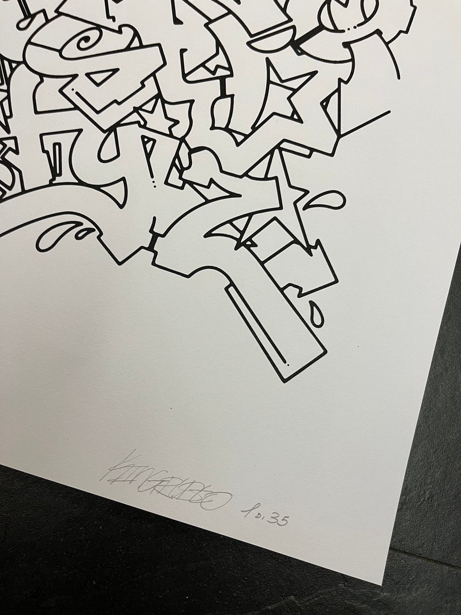 Serigrafia King Rusto Alphabet – The Graffiti Bench