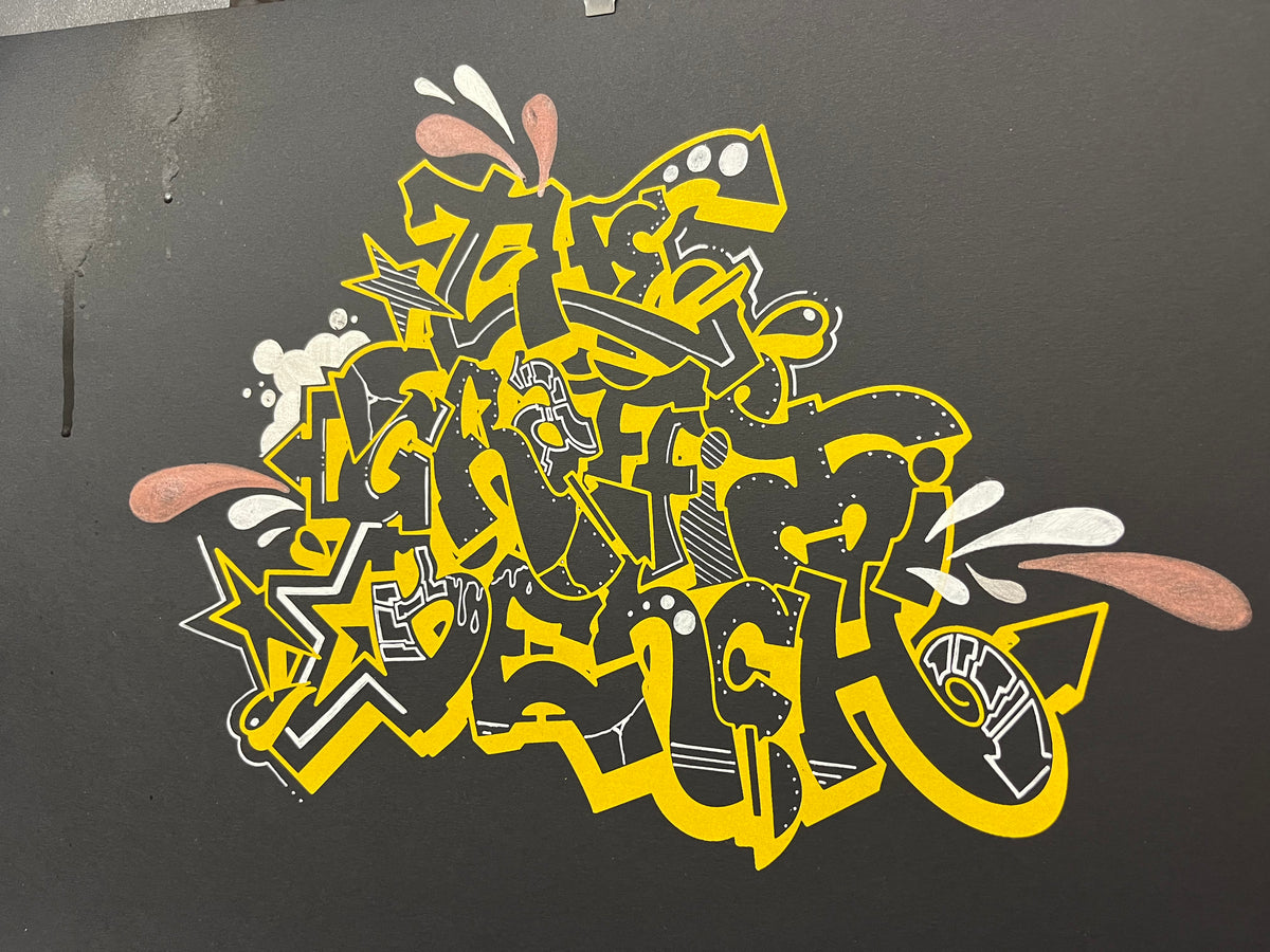 Serigrafia TheGraffitiBench x King Rusto Retouchè 1 – The Graffiti Bench